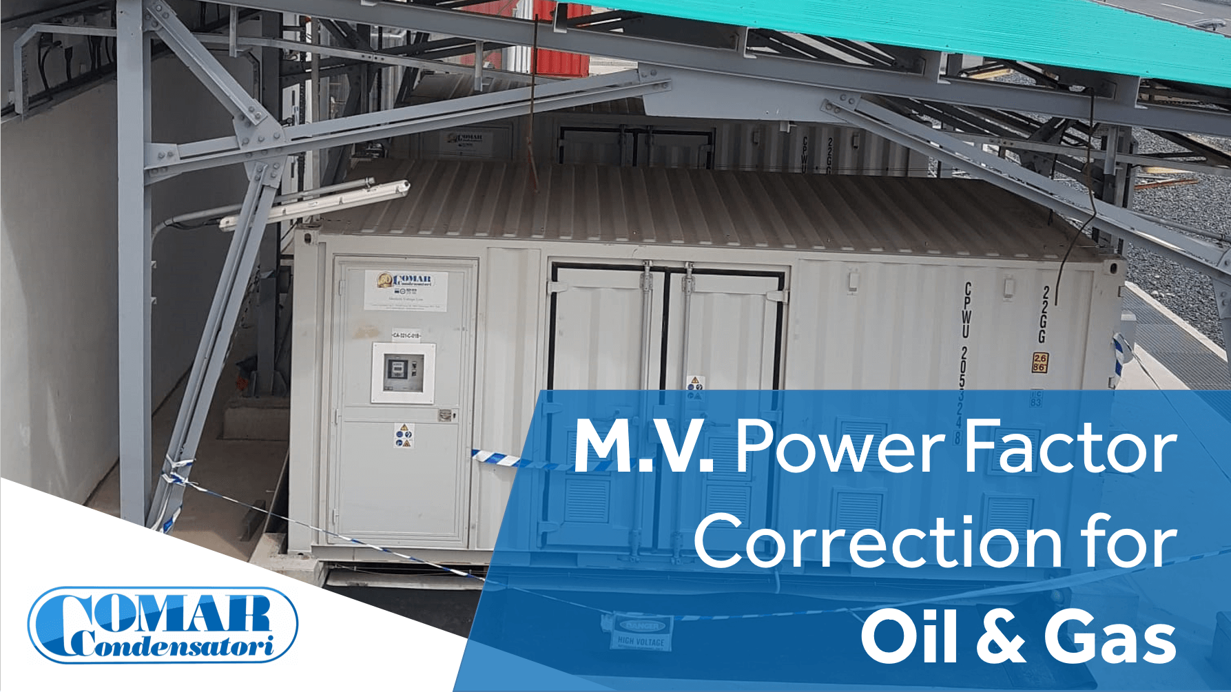 M.V. Power Factor Correction for Oil & Gas - Comar Condensatori