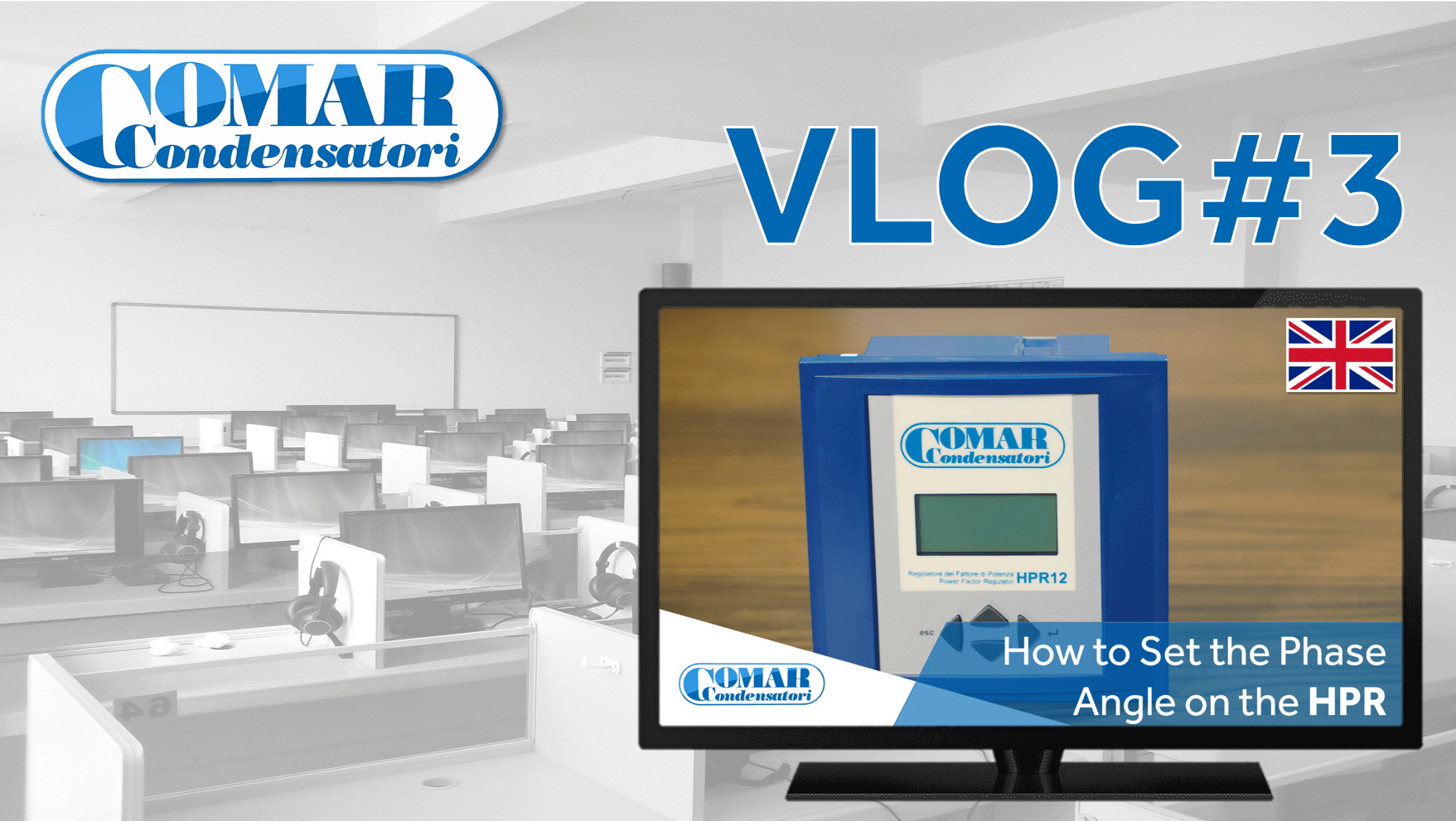 How to Set the Phase Angle on the HPR Controller - Comar Condensatori